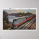 The Hiawatha Streamline Train Poster | Zazzle