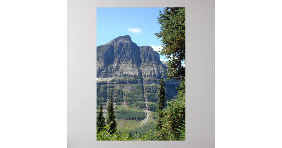 the Highline Trail - Glacier National Park Montana Poster | Zazzle