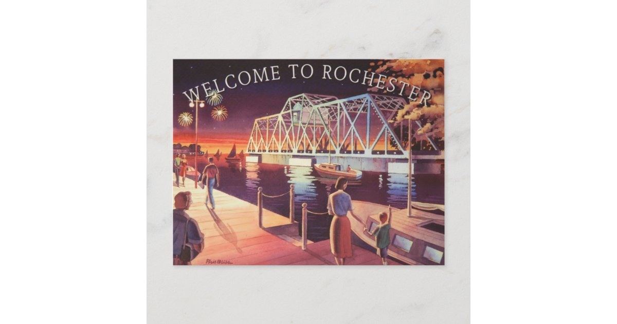 The Hojack Swing Bridge Postcard | Zazzle