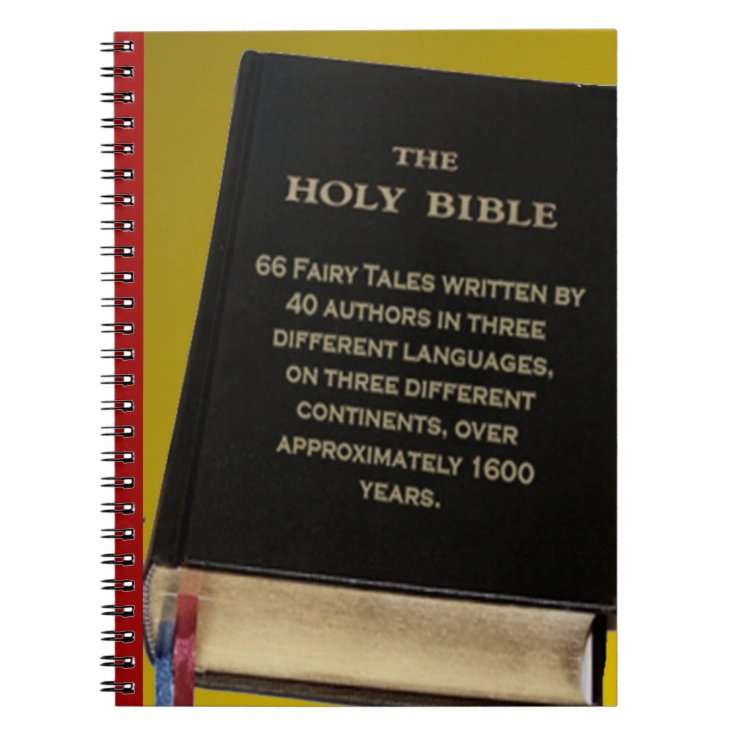 the holy bible notebook | Zazzle