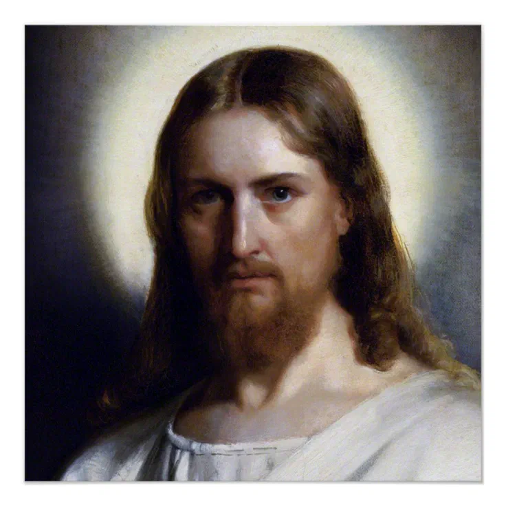 The Holy Face of Jesus Devotional Image. Poster | Zazzle