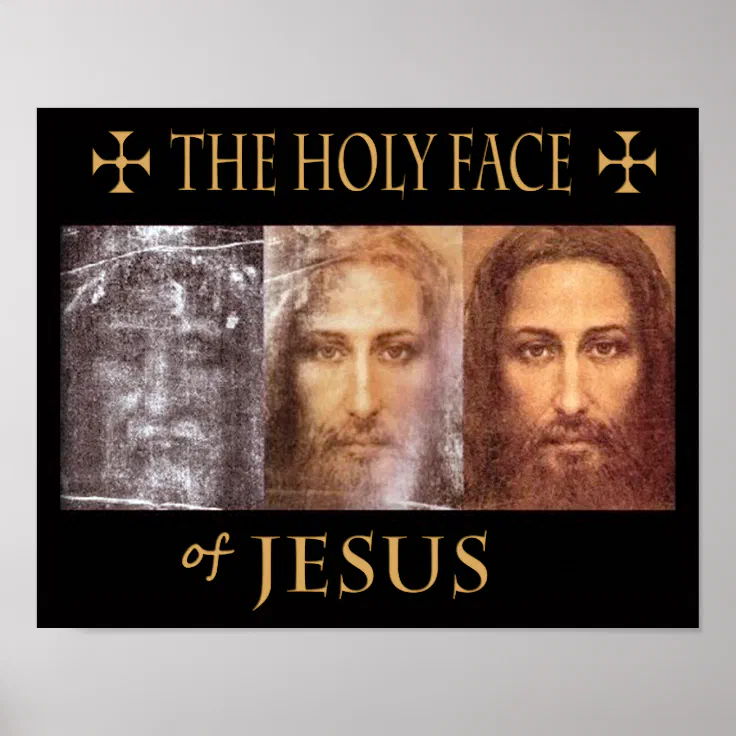 THE HOLY FACE OF JESUS POSTER | Zazzle