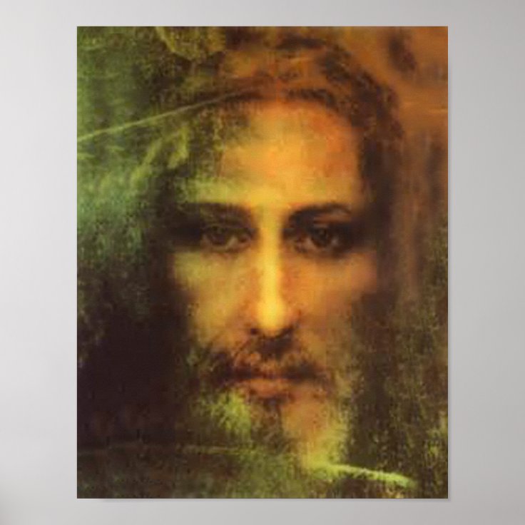 THE HOLY FACE POSTER | Zazzle