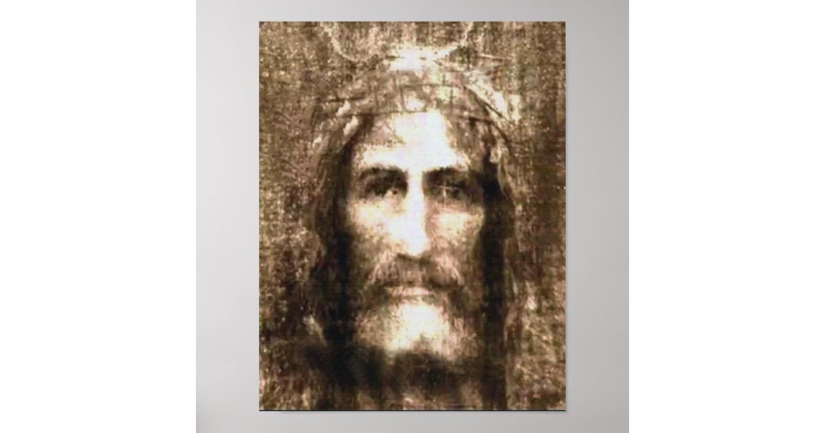 THE HOLY FACE POSTER | Zazzle