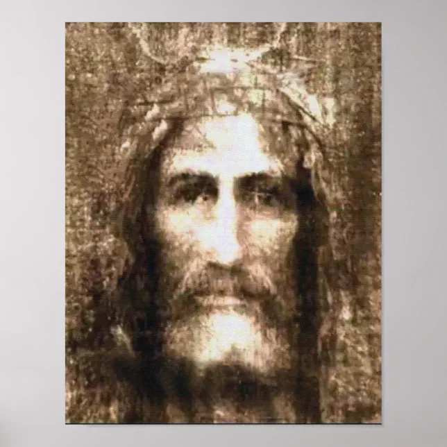THE HOLY FACE POSTER | Zazzle