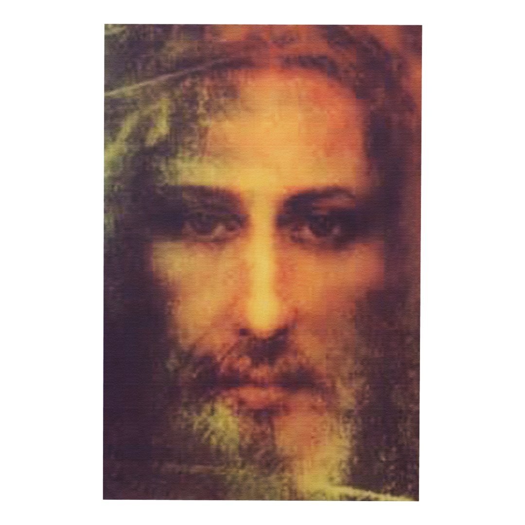THE HOLY FACE WOOD WALL ART | Zazzle