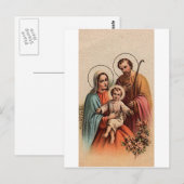 The Holy Family - Jesus, Mary, and Joseph Postcard | Zazzle