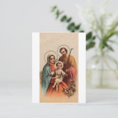 The Holy Family - Jesus, Mary, and Joseph Postcard | Zazzle