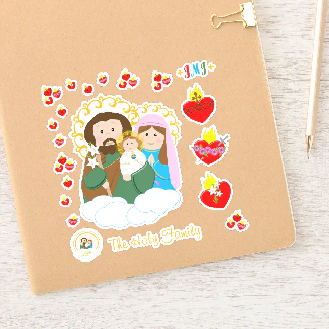 The Holy Family Sticker | Zazzle