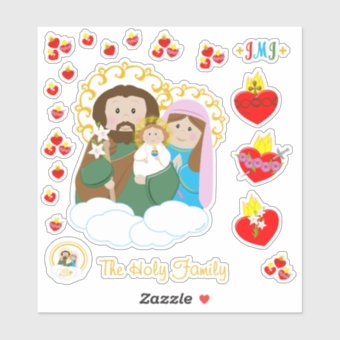 The Holy Family Sticker | Zazzle