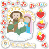 The Holy Family Sticker | Zazzle