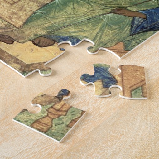 The Holy Trinity, 1420s (tempera on panel) Jigsaw Puzzle | Zazzle