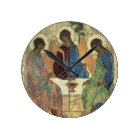 Metal Celtic Trinity Knot Round Clock | Zazzle.com