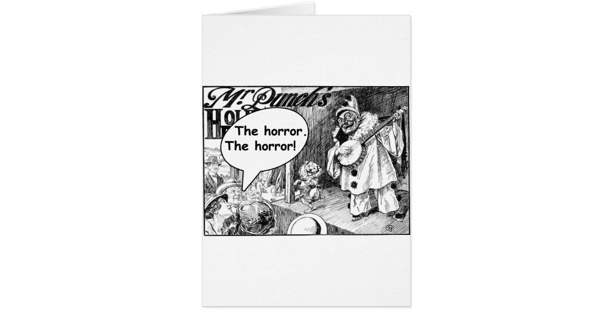 The Horror (Evil Banjo Clown) | Zazzle