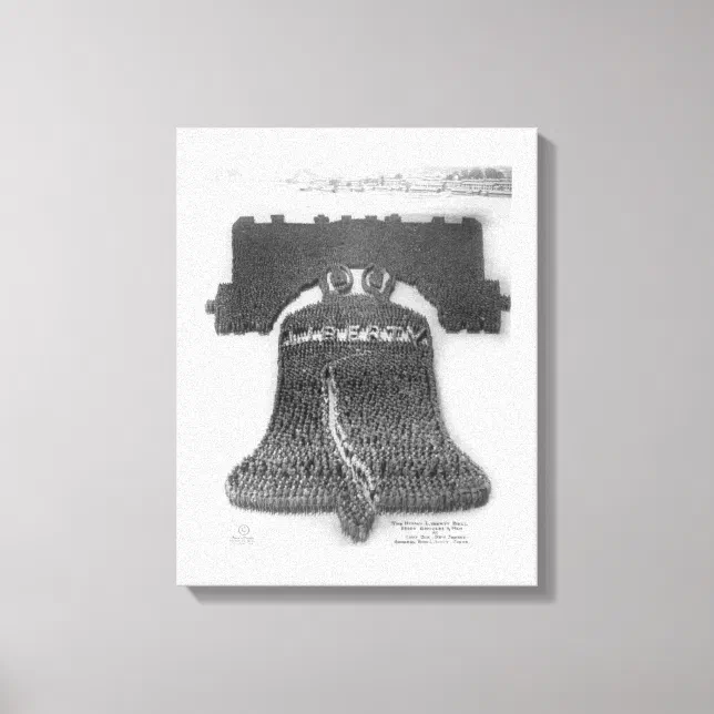 The Human Liberty Bell at Camp/Fort Dix Print | Zazzle