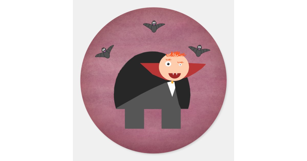 The Hunchback as a Vampire Stickers | Zazzle