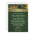 The Hunt is Over Hunting Camo Wedding Invitations | Zazzle