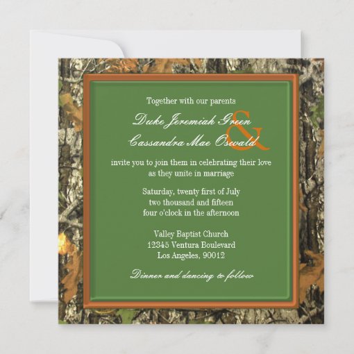 The Hunt is Over Wedding Invitations | Zazzle
