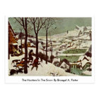 Pieter Bruegel Hunters in the Snow Postcard | Zazzle.com