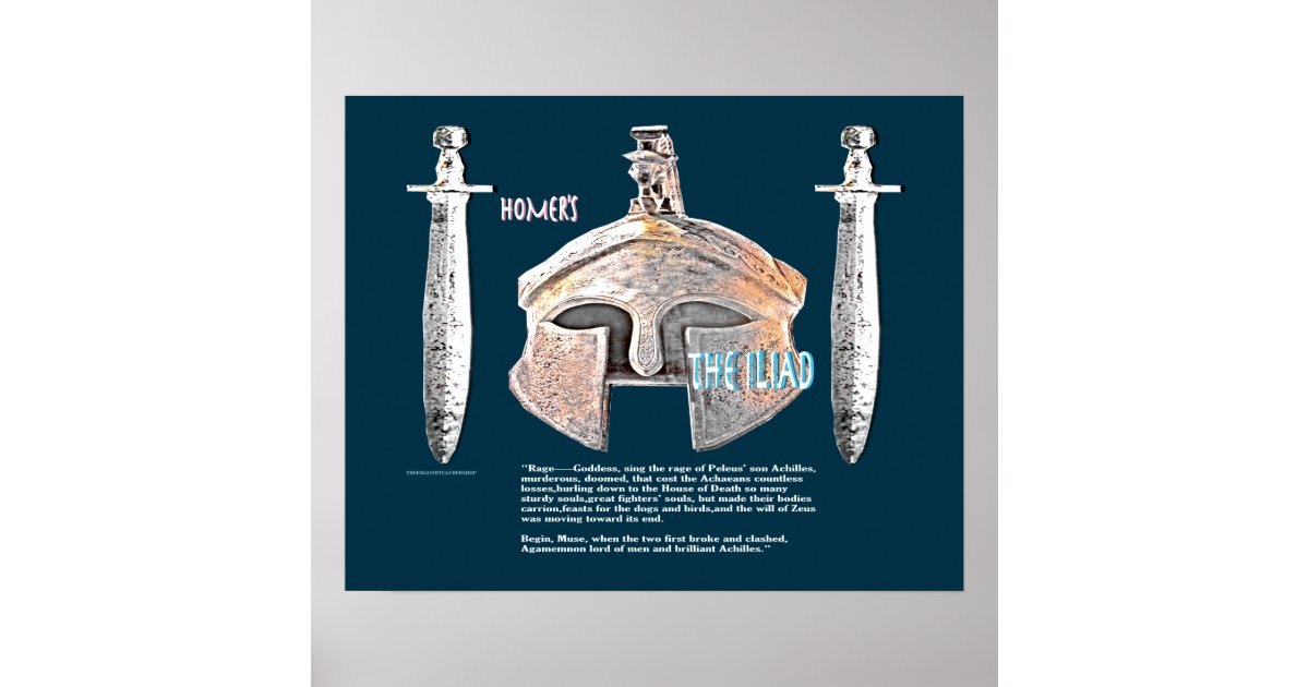 The Iliad image/text Poster | Zazzle