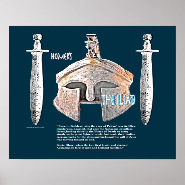 The Iliad image/text Poster | Zazzle