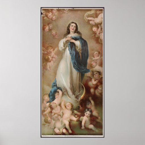 The Immaculate Conception by American Lithographic Poster | Zazzle
