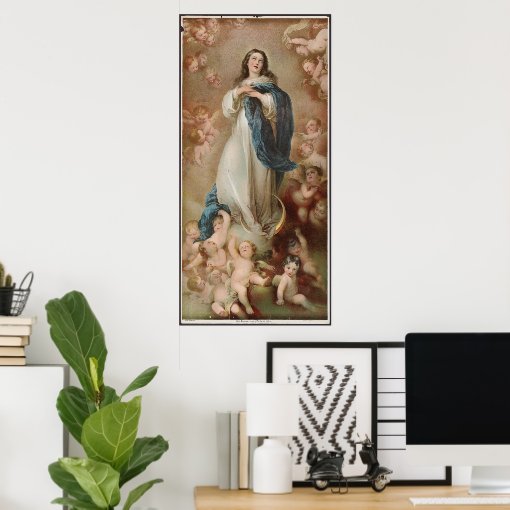 The Immaculate Conception by American Lithographic Poster | Zazzle