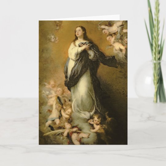 The Immaculate Conception Card | Zazzle.com