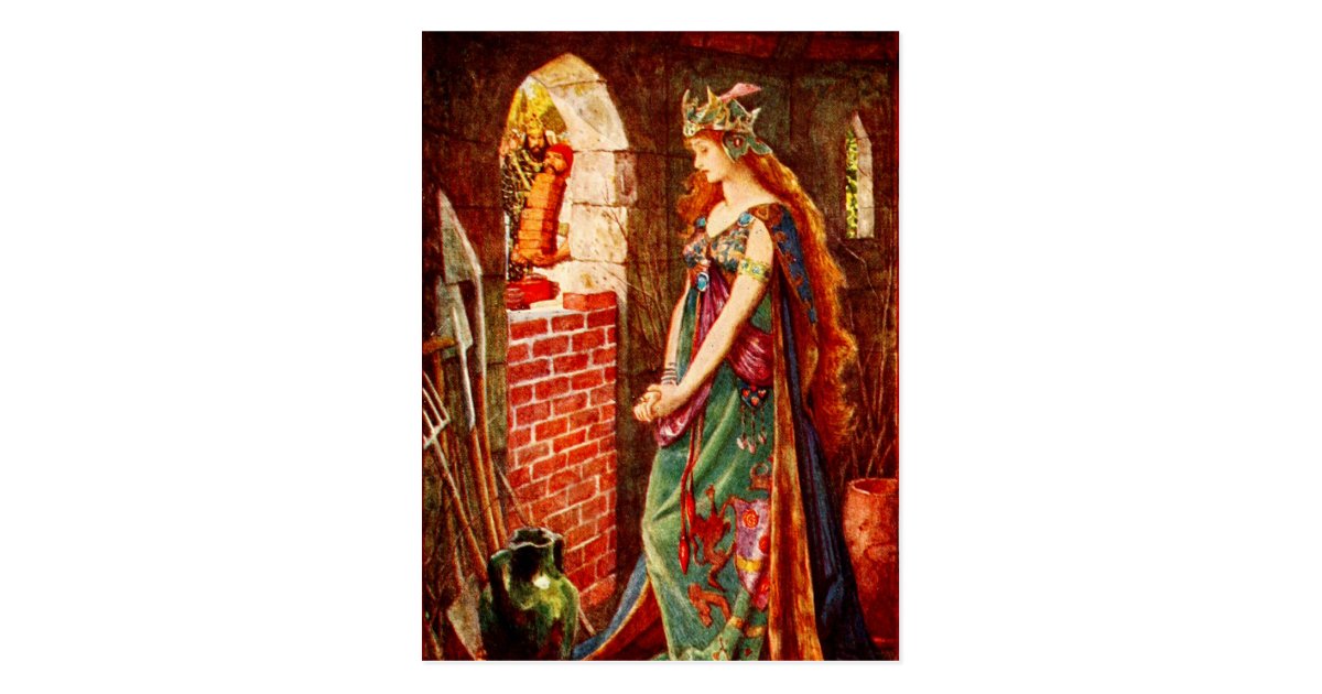 The Imprisoned Princess Postcard | Zazzle.com
