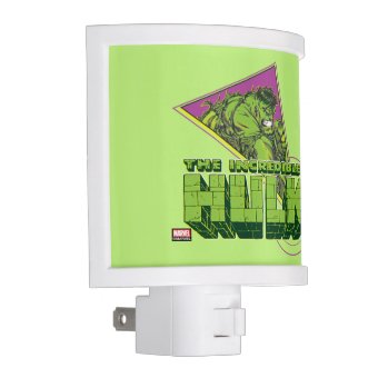 The Incredible Hulk 90's Graphic Night Light | Zazzle