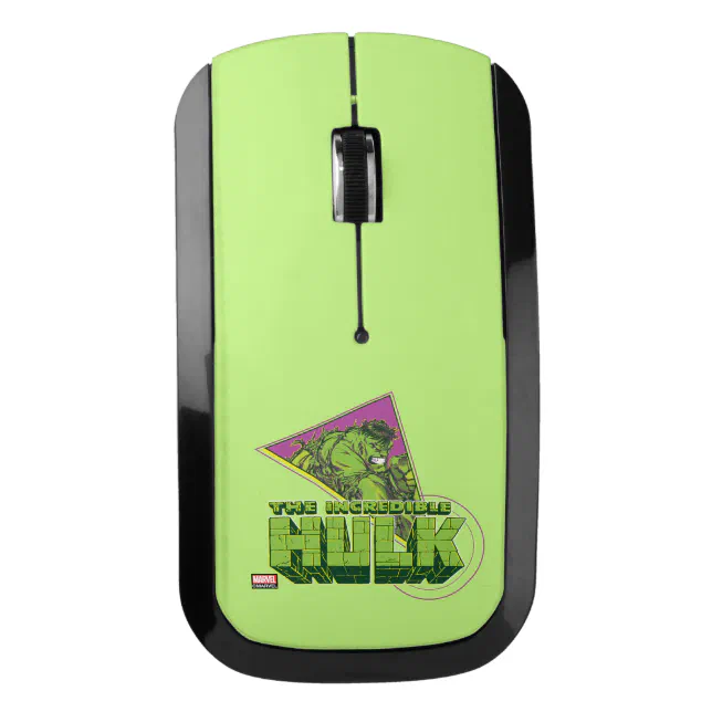 The Incredible Hulk 90's Graphic Wireless Mouse | Zazzle