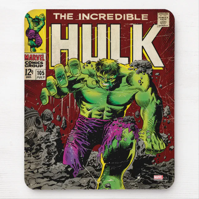 The Incredible Hulk Comic #105 Mouse Pad | Zazzle