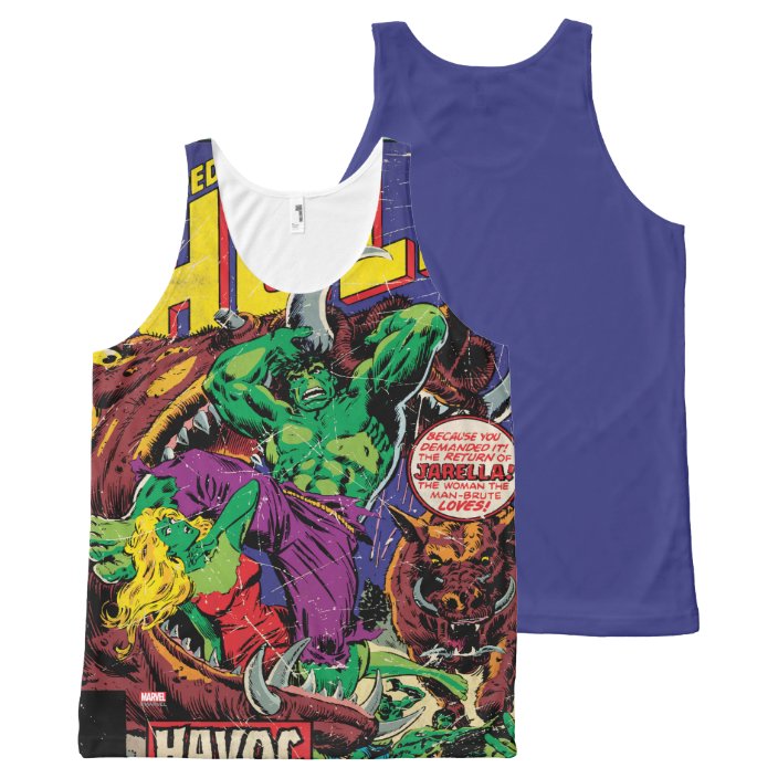 The Incredible Hulk Comic #202 All-Over-Print Tank Top | Zazzle.com