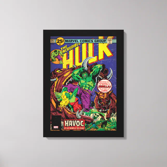 The Incredible Hulk Comic #202 Canvas Print | Zazzle