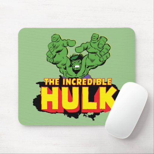 The Incredible Hulk Logo Mouse Pad | Zazzle
