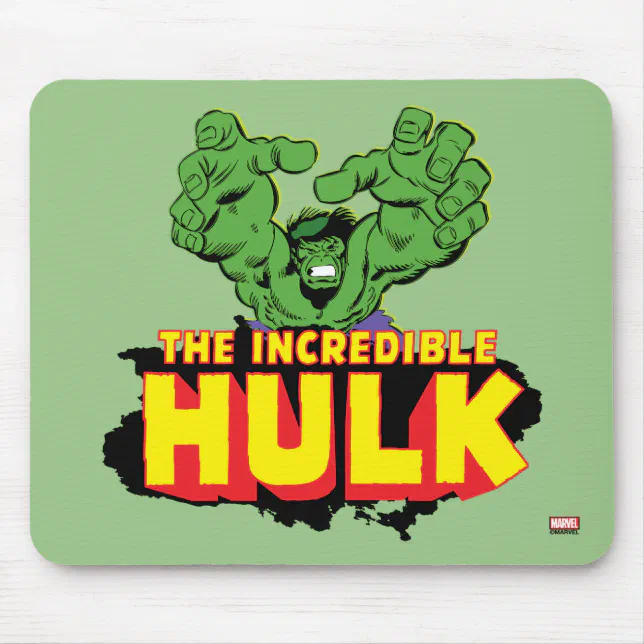 The Incredible Hulk Logo Mouse Pad | Zazzle