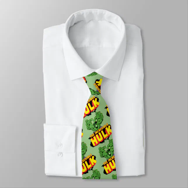 The Incredible Hulk Logo Neck Tie | Zazzle