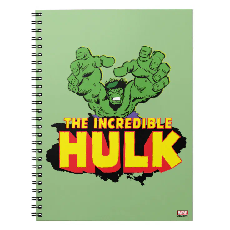 The Incredible Hulk Logo Notebook | Zazzle