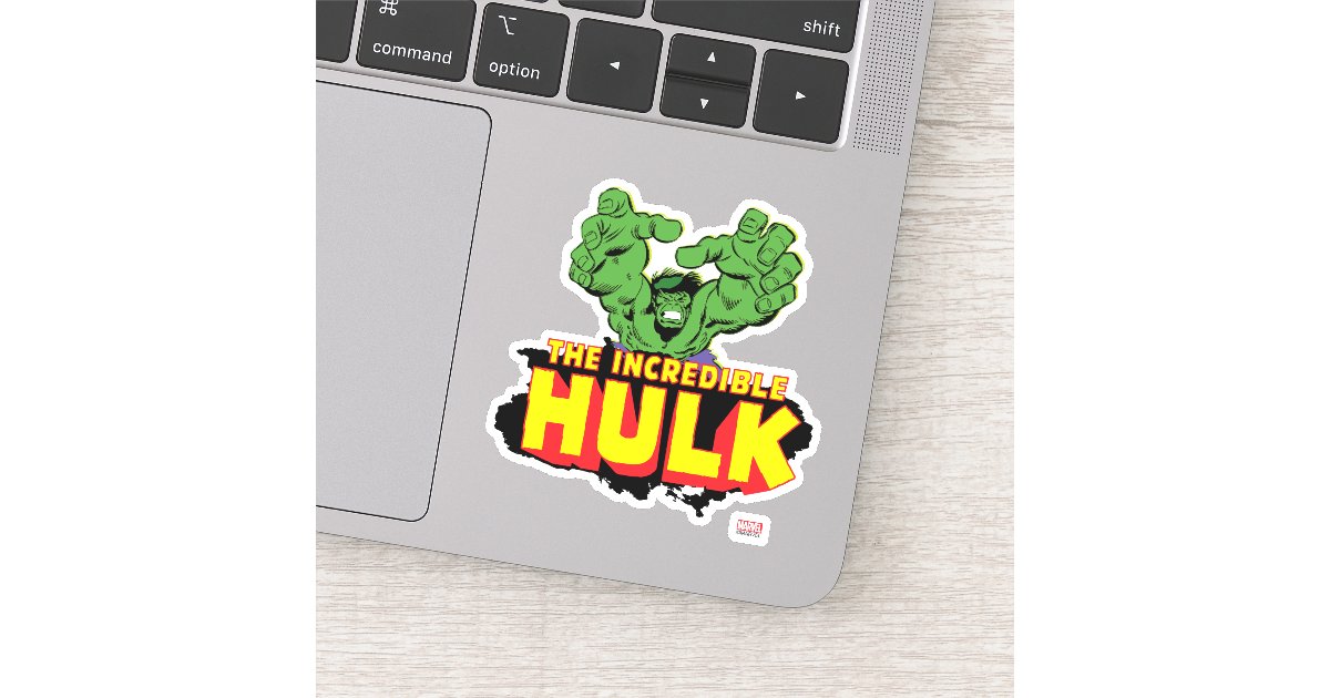 The Incredible Hulk Logo Sticker | Zazzle