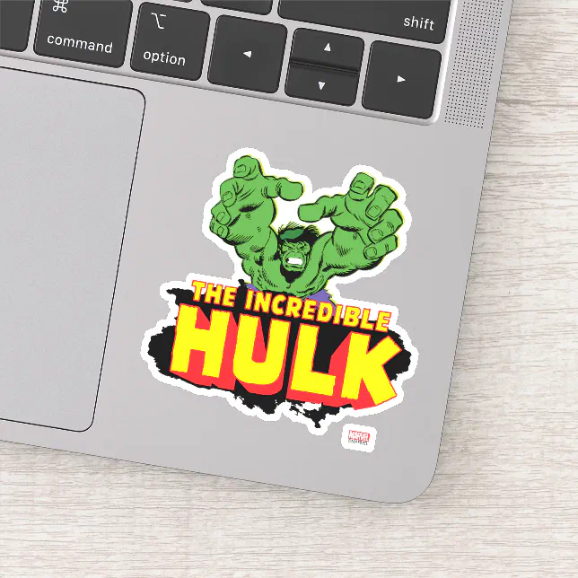 The Incredible Hulk Logo Sticker | Zazzle