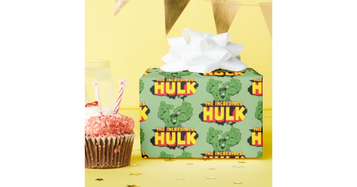 The Incredible Hulk Logo Wrapping Paper | Zazzle
