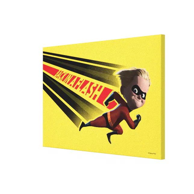 The Incredibles 2 | Dash - Back in a Flash Canvas Print | Zazzle