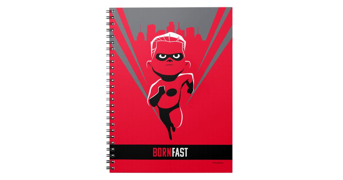 The Incredibles 2 | Dash - Born Fast Notebook | Zazzle