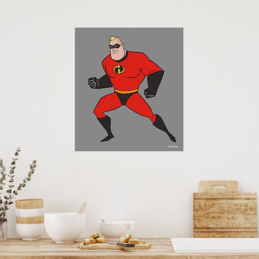 The Incredibles 2 | Mr. Incredible - Hero Work Poster | Zazzle