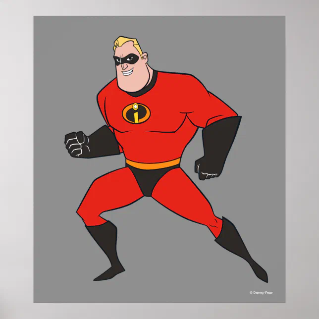 The Incredibles 2 | Mr. Incredible - Hero Work Poster | Zazzle