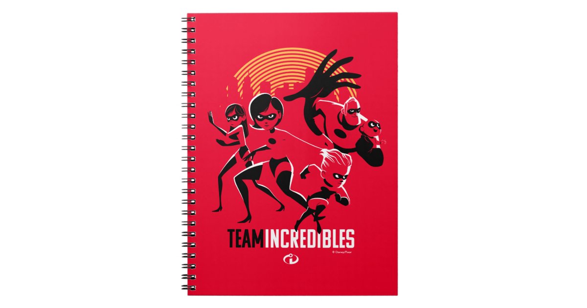 The Incredibles 2 | Team Incredibles Notebook | Zazzle