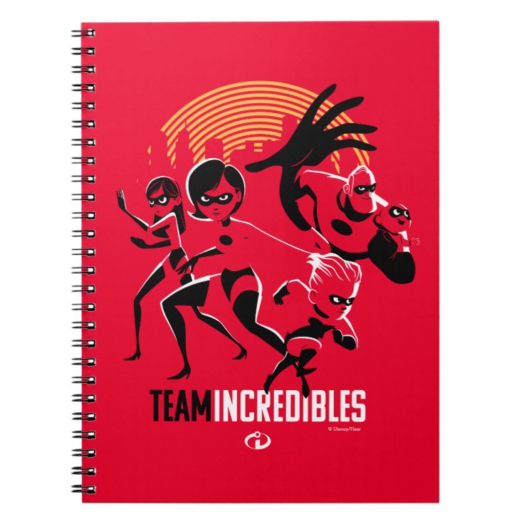 The Incredibles 2 | Team Incredibles Notebook | Zazzle