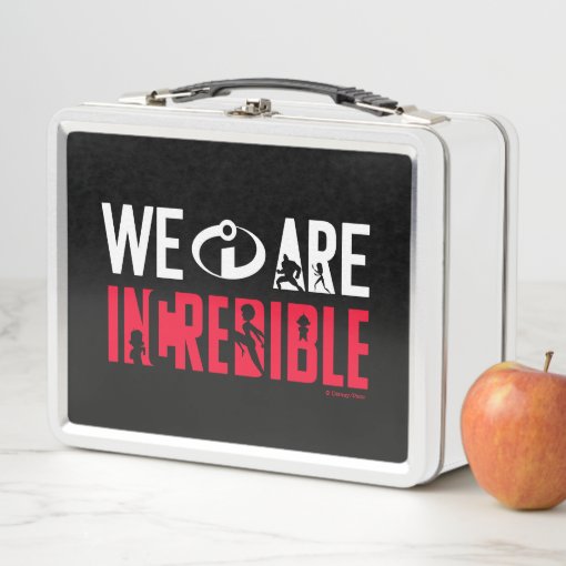 The Incredibles 2 | We Are Incredible Metal Lunch Box | Zazzle