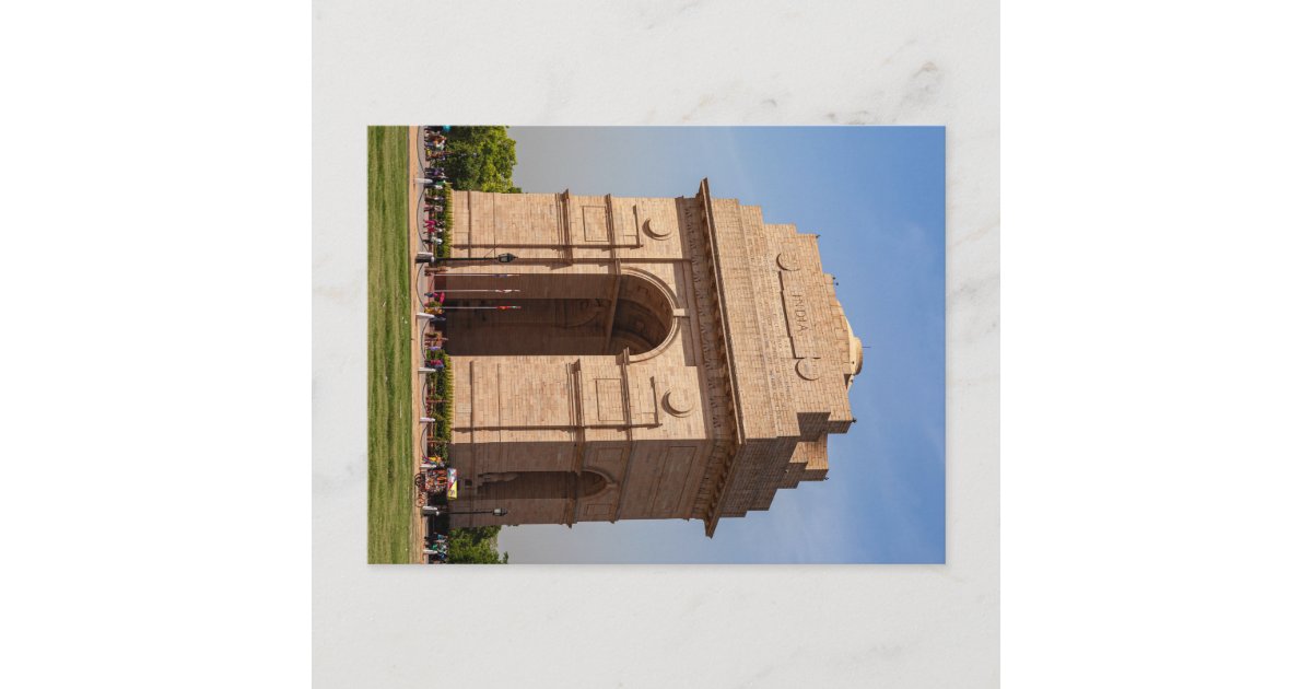The India Gate in New Delhi Postcard | Zazzle