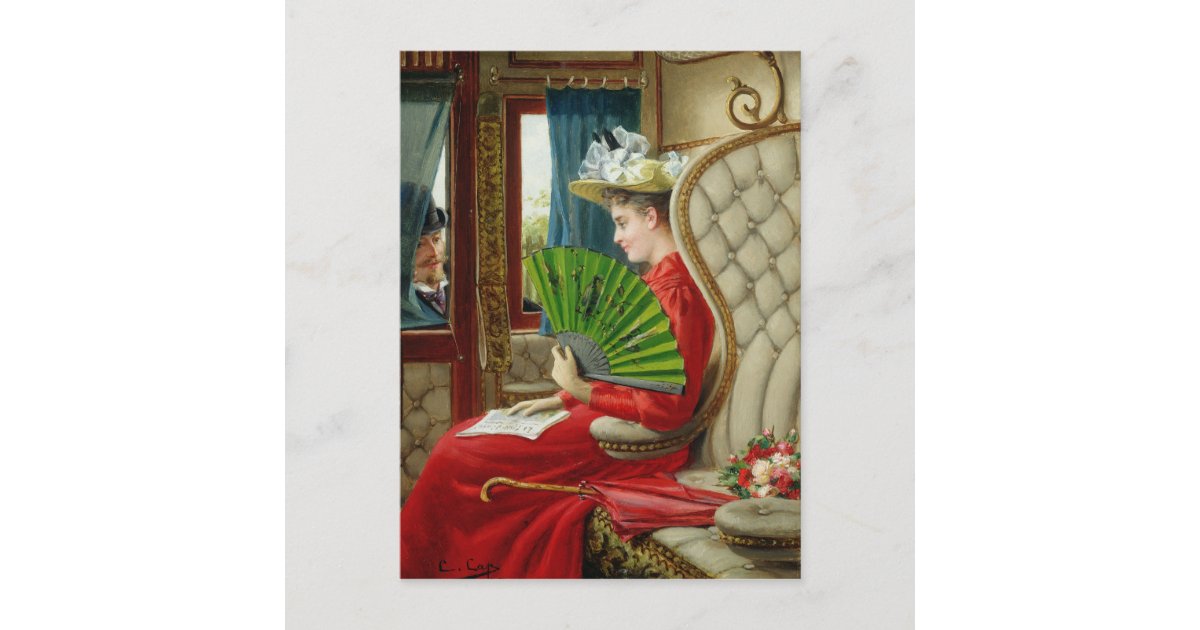 The Indiscretion, 1895 Postcard | Zazzle